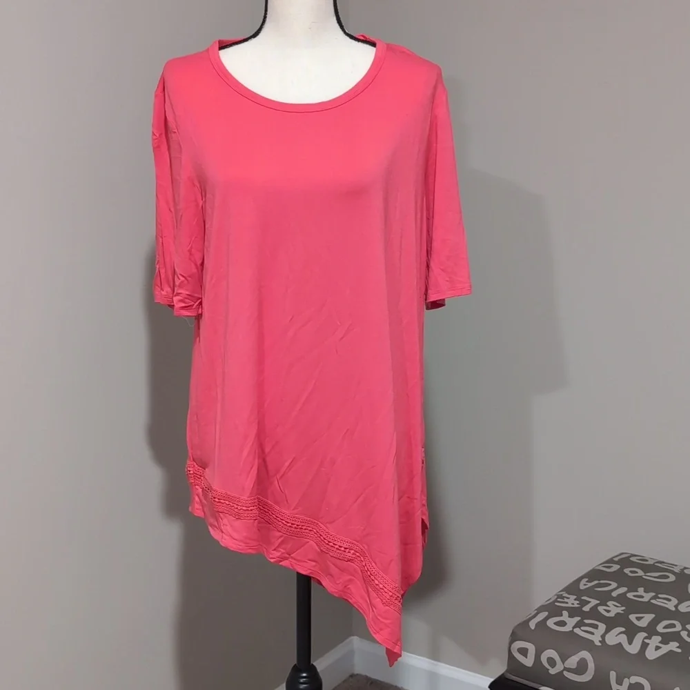 Chico's | Tops | Chicos Vibrant Pink Top | Poshmark